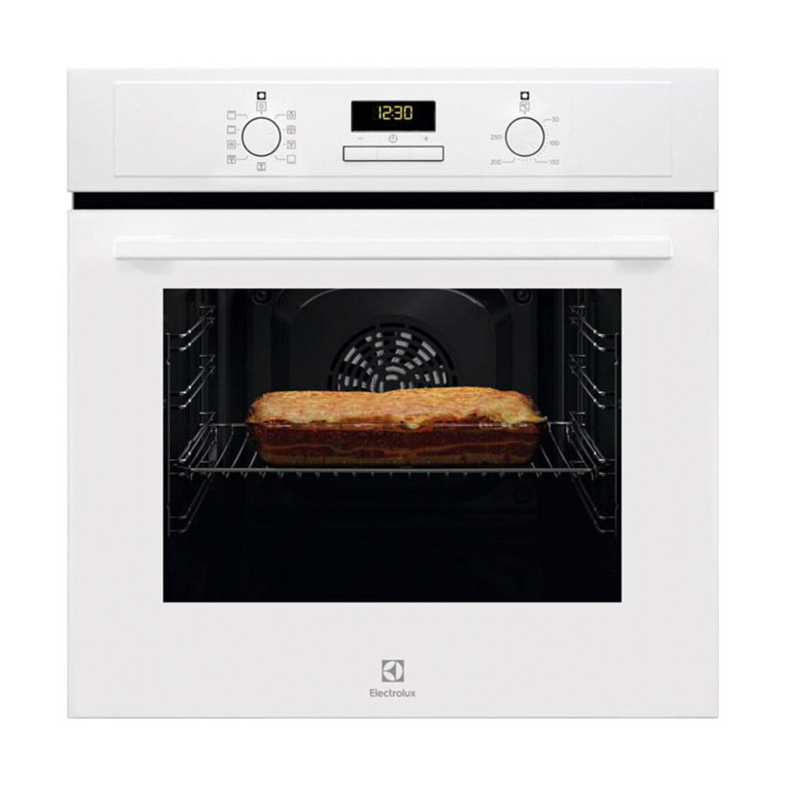 Электрический духовой шкаф Electrolux EOF3H40BW, 2090 Вт, 65 л, гриль, конвекция, таймер, белый