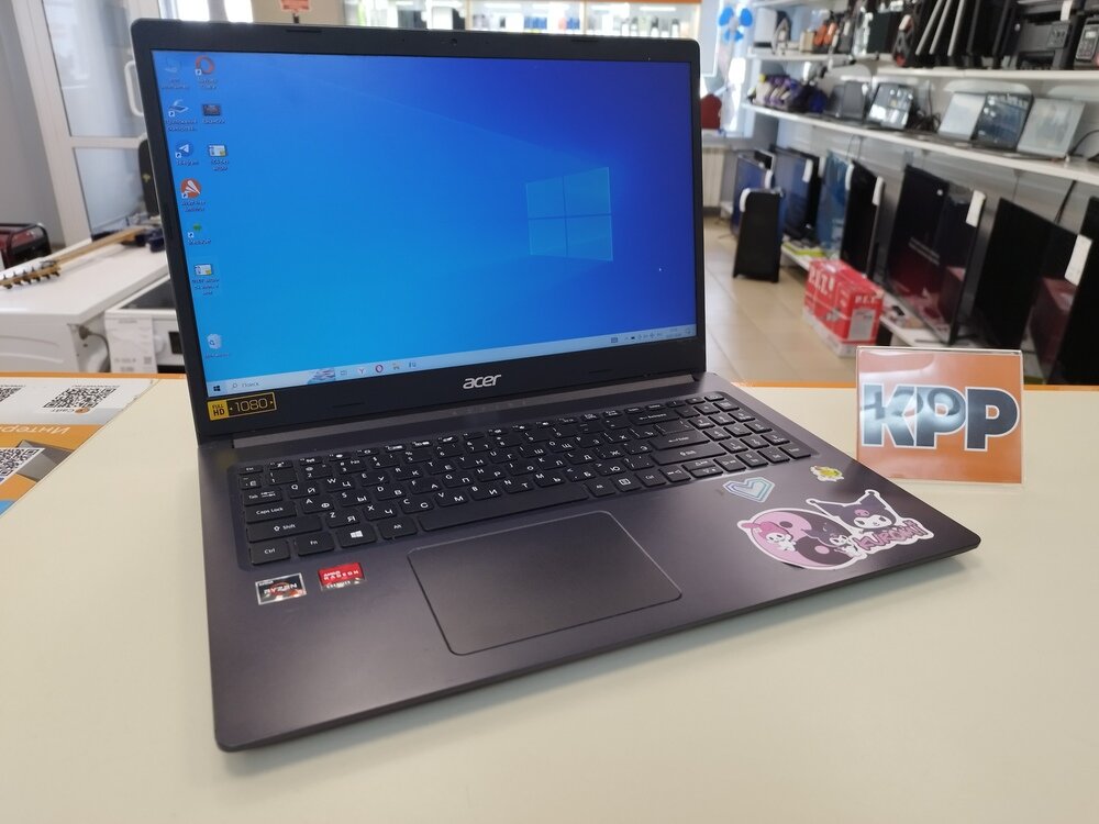 Ноутбук Acer Aspire 3 A315-23-R5HA Ryzen 3 3250U/8Gb/SSD128Gb/15.6"/TN/FHD/Esh/black NX. HVTER.01D Б/У Уценка