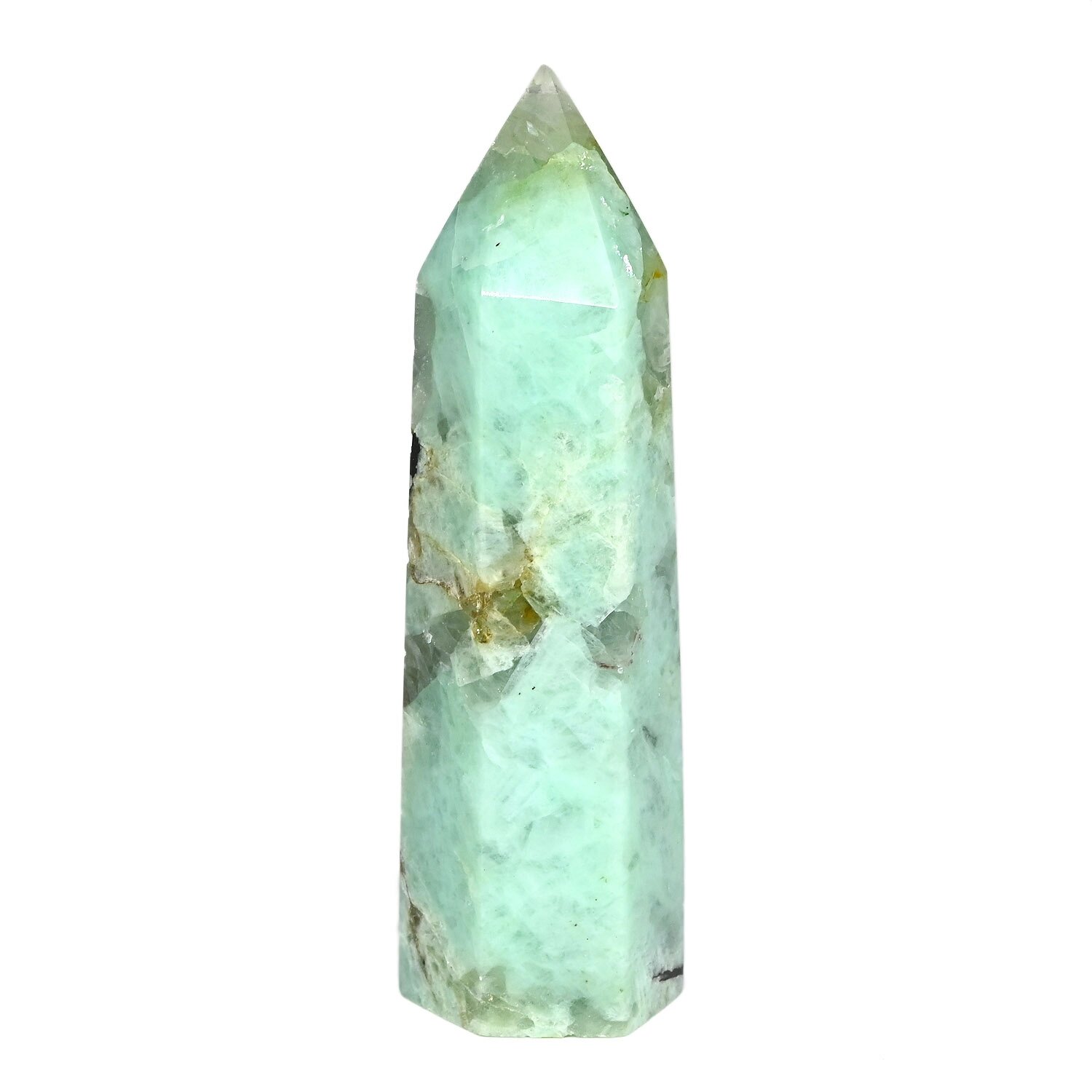 Кристалл из амазонита с включением кварца "Карандаш" 23*22*85мм, 72г .