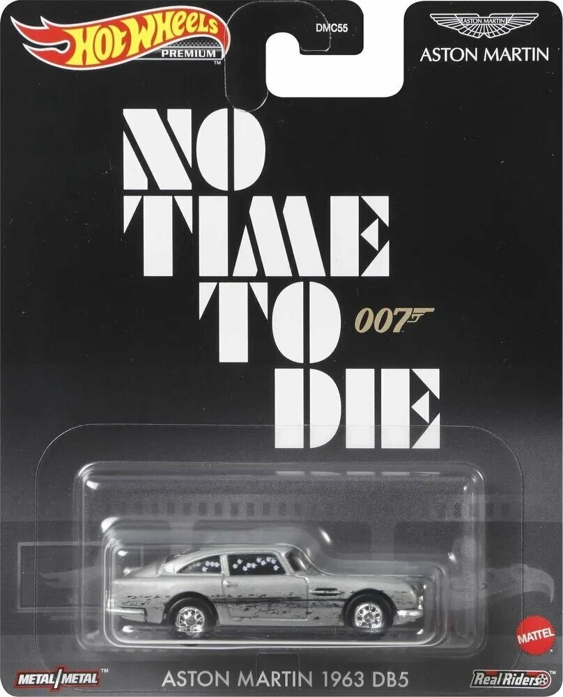 Модельки машин металлические машинка Mattel Hot Wheels Retro Entertainment Collection,1963 ASTON MARTIN DB5- Подарок коллекционера