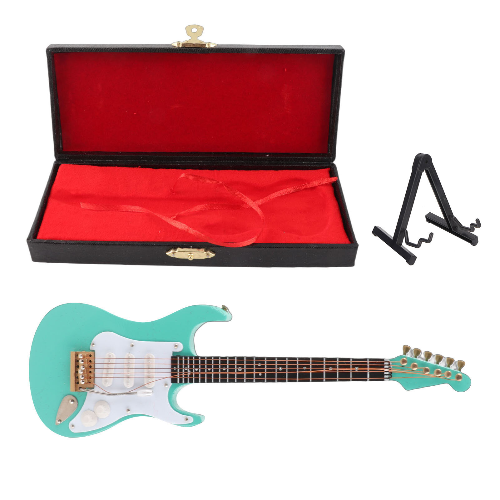 Миниатюрная копия гитары, миниатюрный музыкальный инструмент, украшение для дома и офиса.