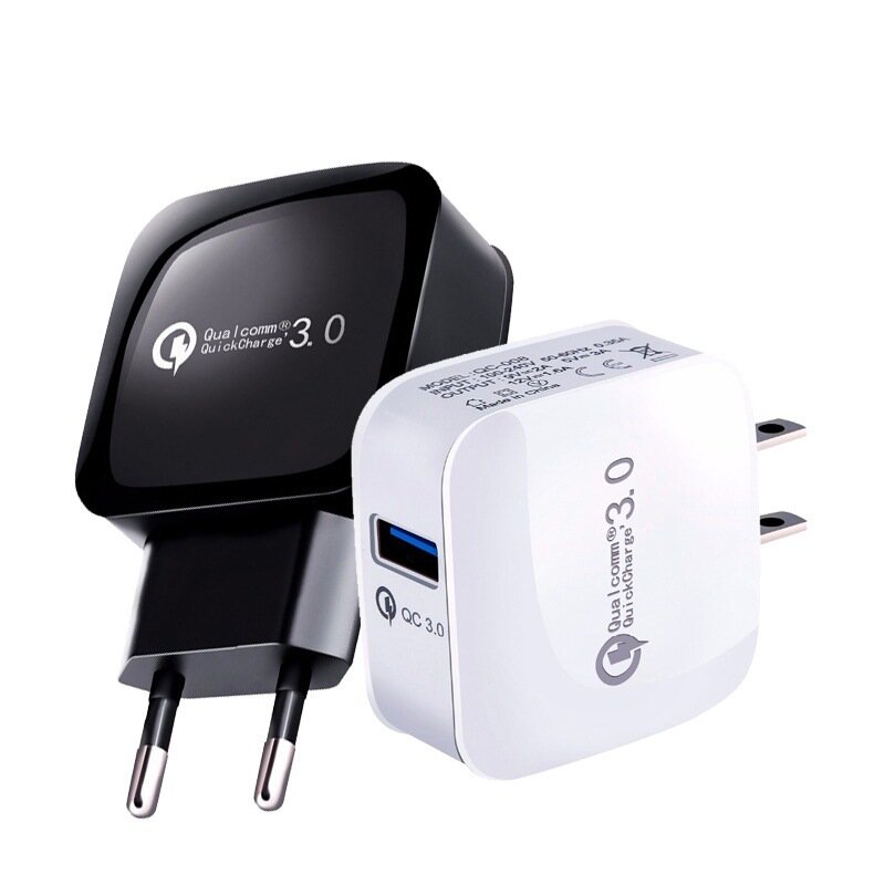Qualcomm QC3.0 единое USB-хлебное устройство быстрой зарядки для США штекер подходит для мобильных телефонов Huawei