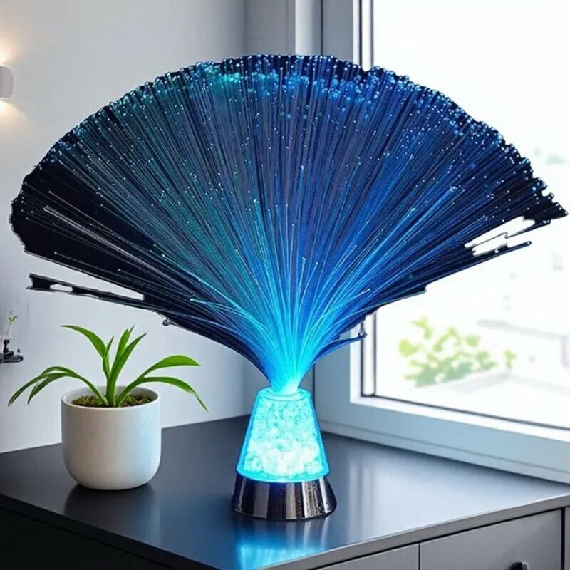 Яркая ночная лампа с оптоволокном, звездное небо, атмосферное освещение для спальни, праздничная подсветка