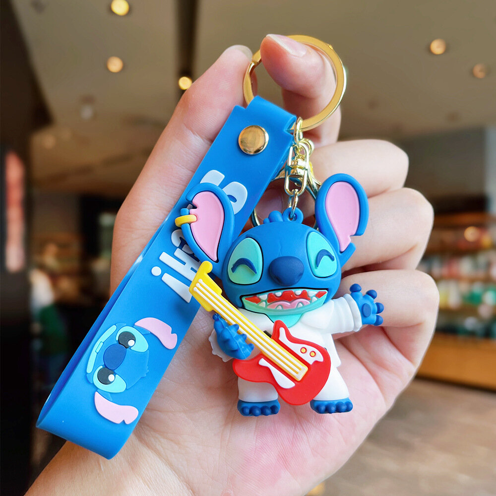 Брелоки, куклы, подвески для сумок, брелоки, небольшие подарки, подвески с изображением Стича, подвески для гитар из мультсериала "Стич".