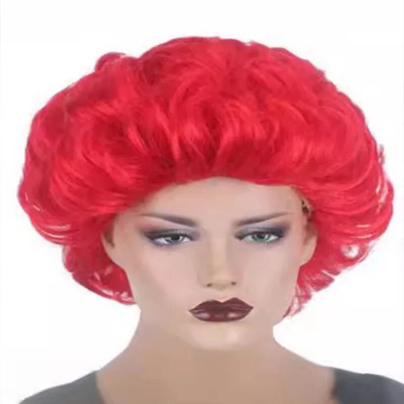 Косплей костюм Клоун Красный, XL, wig