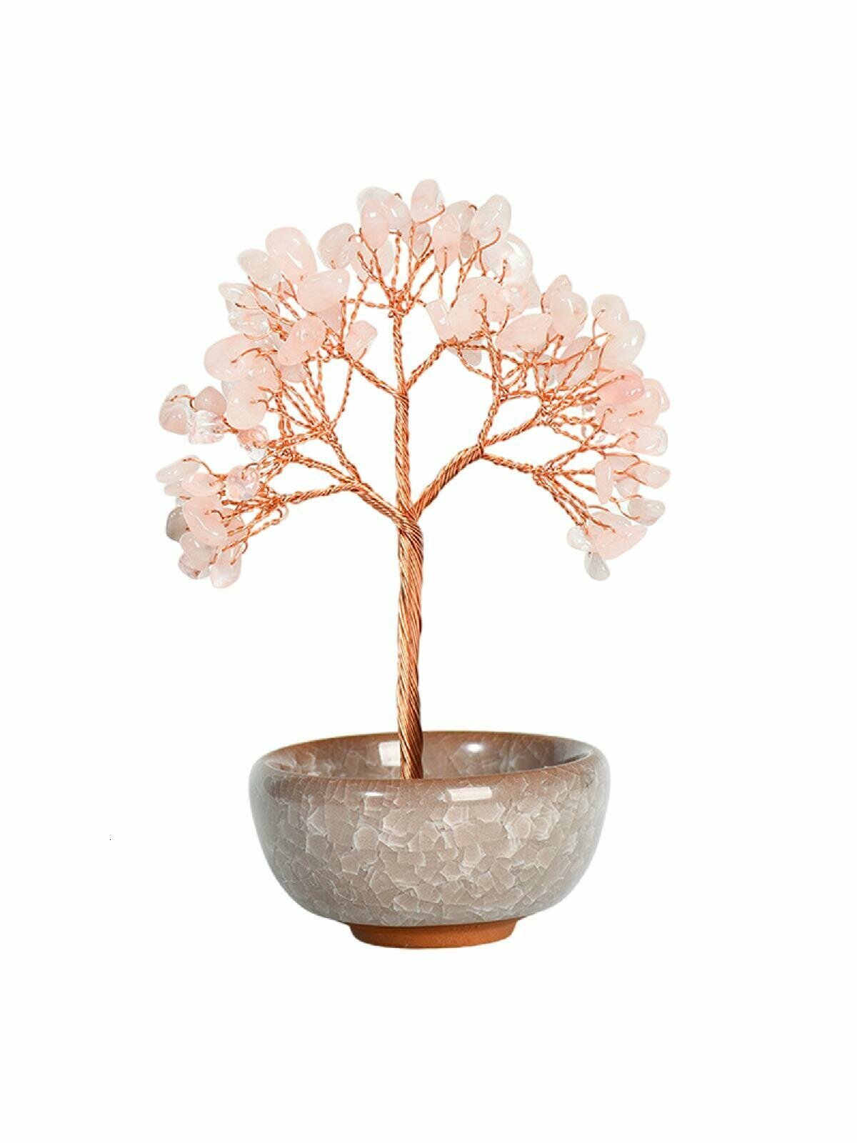 Миниатюрное украшение из хрустального дерева Бонсай для процветания и декора Фэншуй