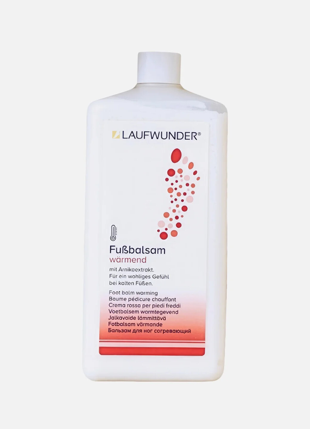 Бальзам для ног завершающий Laufwunder Foot balm warming, 500 мл