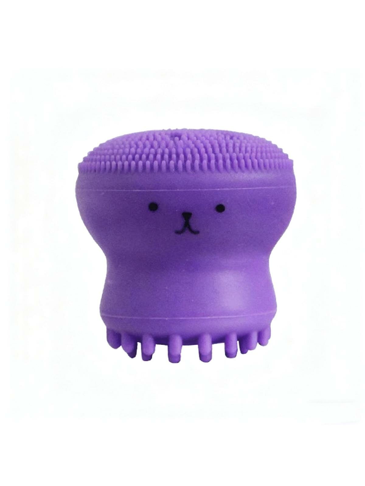 Эргономичная очищающая щетка двусторонняя силиконовая щетка для лица devilfish