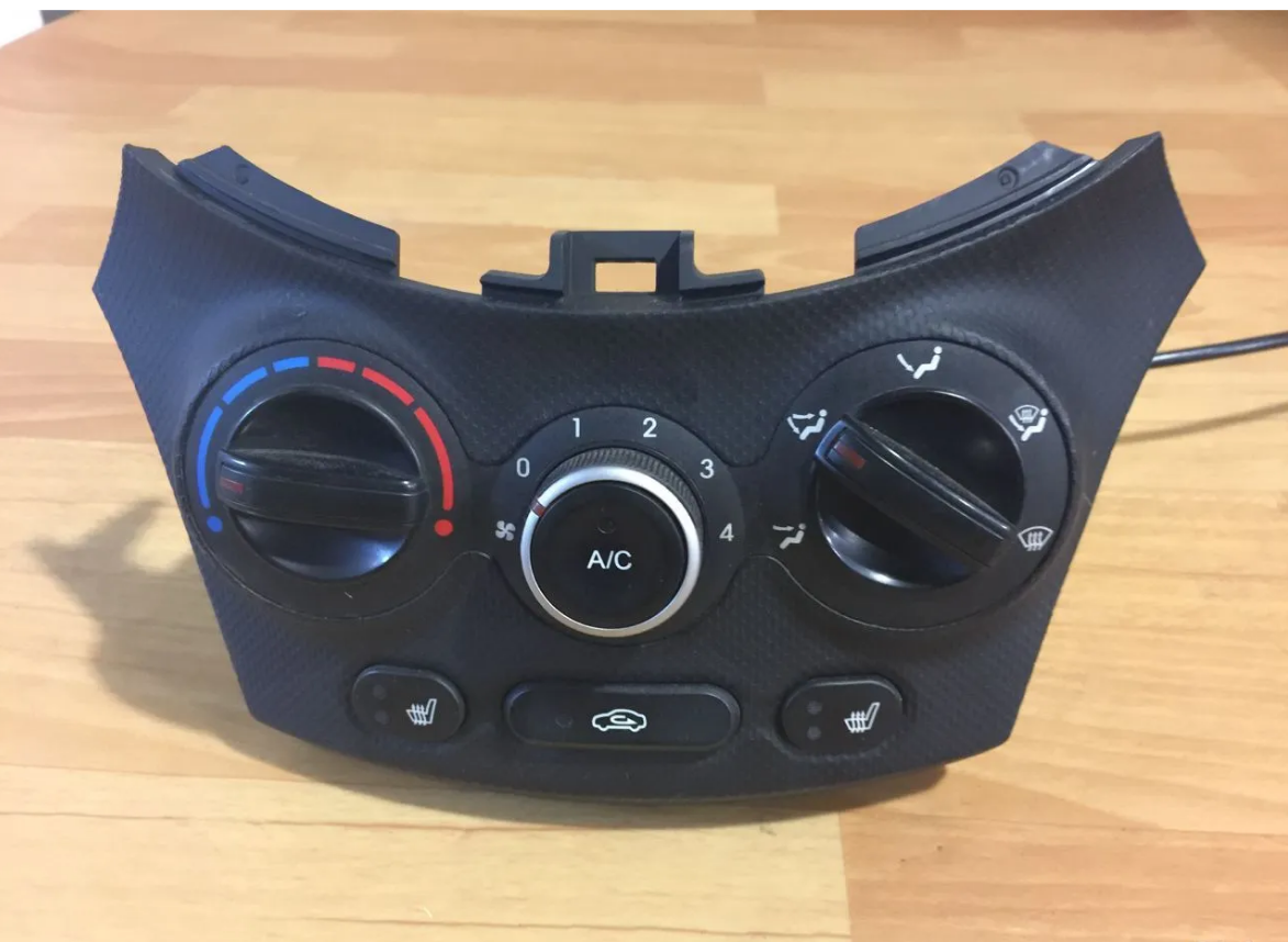 Солярис hyundai блок управления отопителем и кондиционером, б/у