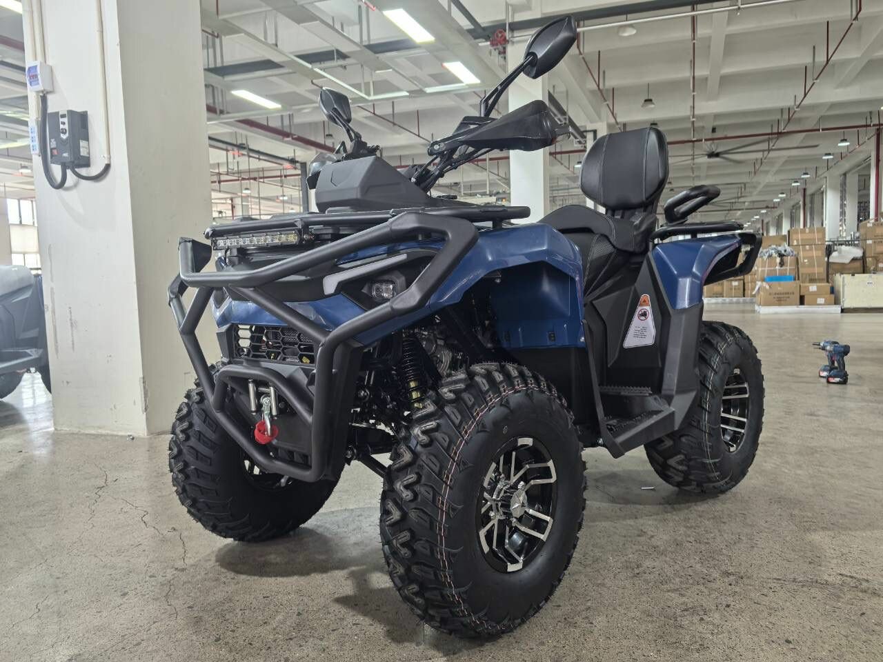 Квадроцикл Mikilon Hammer 200 Touring «Синий». Вариатор, подогрев ручек.