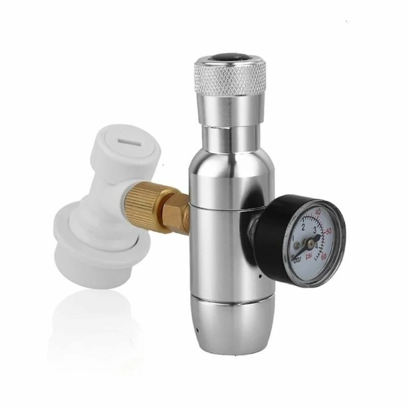 Регулируемый CO2 редуктор 0-60PSI для пивоварения, Стиль А