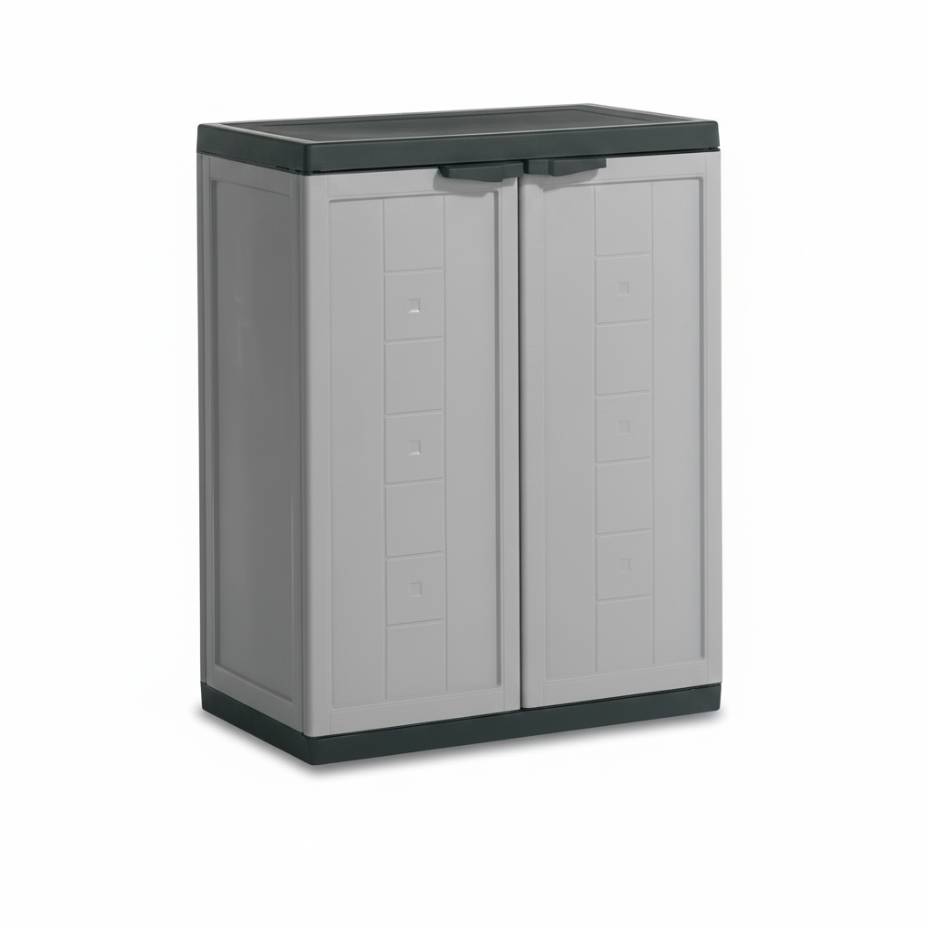 Шкаф хозяйственный Keter Jolly Base Cabinet (9733000), пластиковый, 68 см x 39 см x 85 см, серый