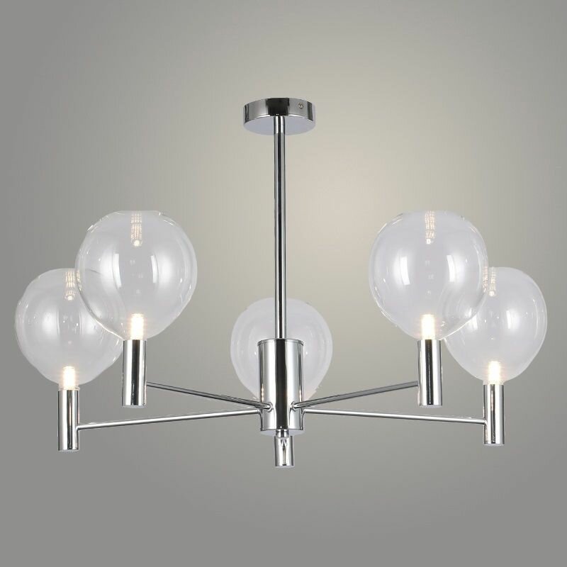 Люстра подвесная росток MDG40212/5 5х20W G9 d760 h445 цвет хром