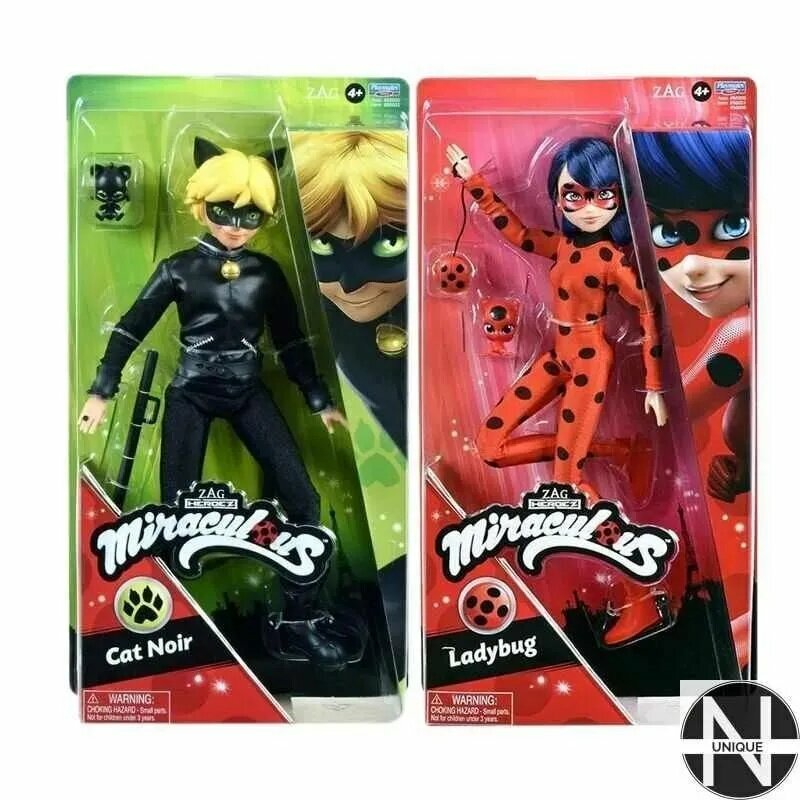 Игровой набор "Леди Баг и Супер-кот" из двух кукол 27 см , Miraculous