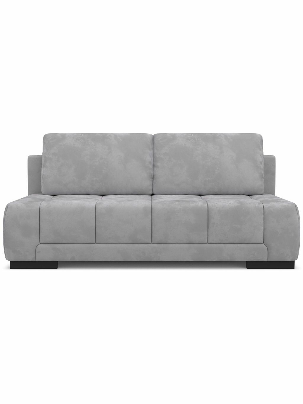 Диван-кровать раскладной PUSHE Льюис СП, велюр, серый Nebby 316