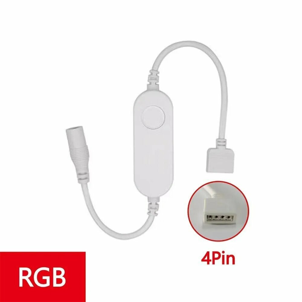 Умный светодиодный контроллер, WiFi DC 5V12V24v , монохромный диммер, CCT RGB RGBW, светодиодная лента для Alexa Google Assistant