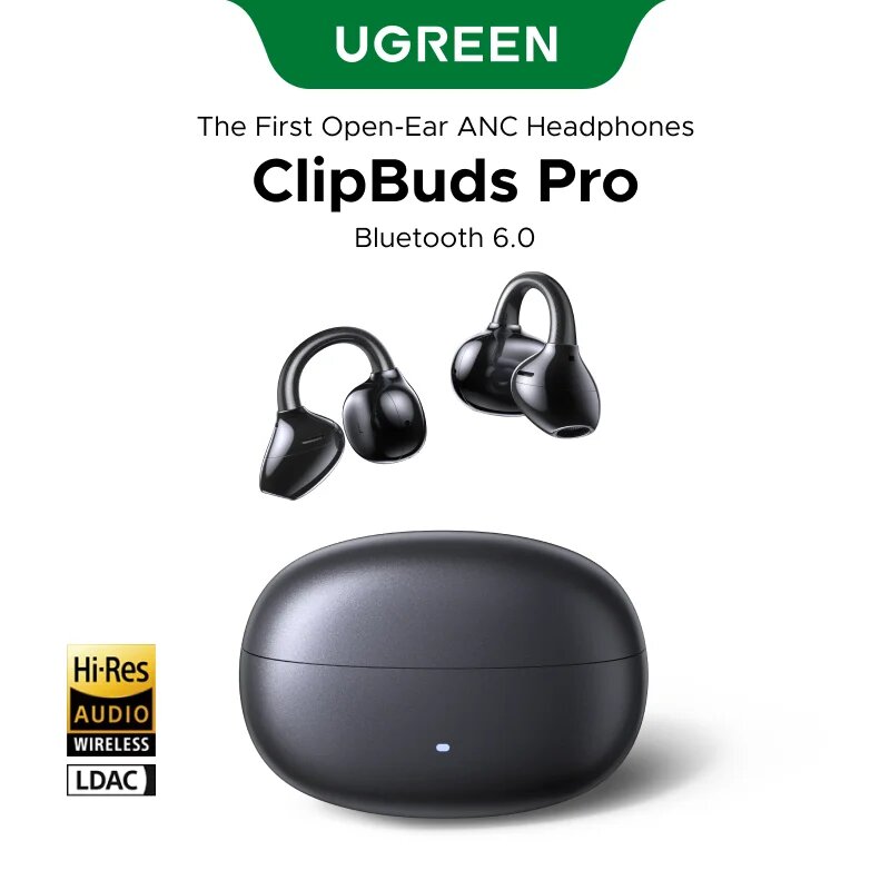 UGREEN ClipBuds Беспроводные наушники с открытым ухом black