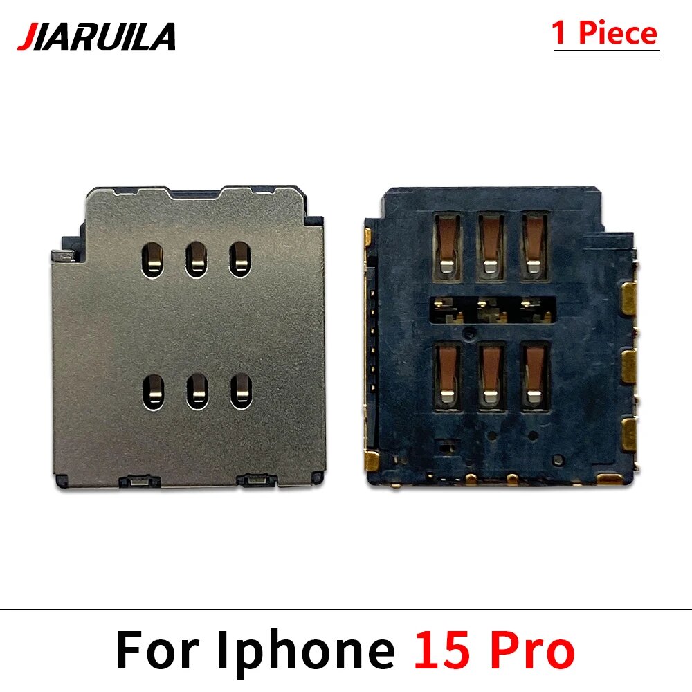 Новый считыватель SIM-карт для iPhone 11, 12, 13, 14, 15, Pro Max Plus, мини-разъем с двумя слотами для SIM-карты, внутренний адаптер с гибким кабелем