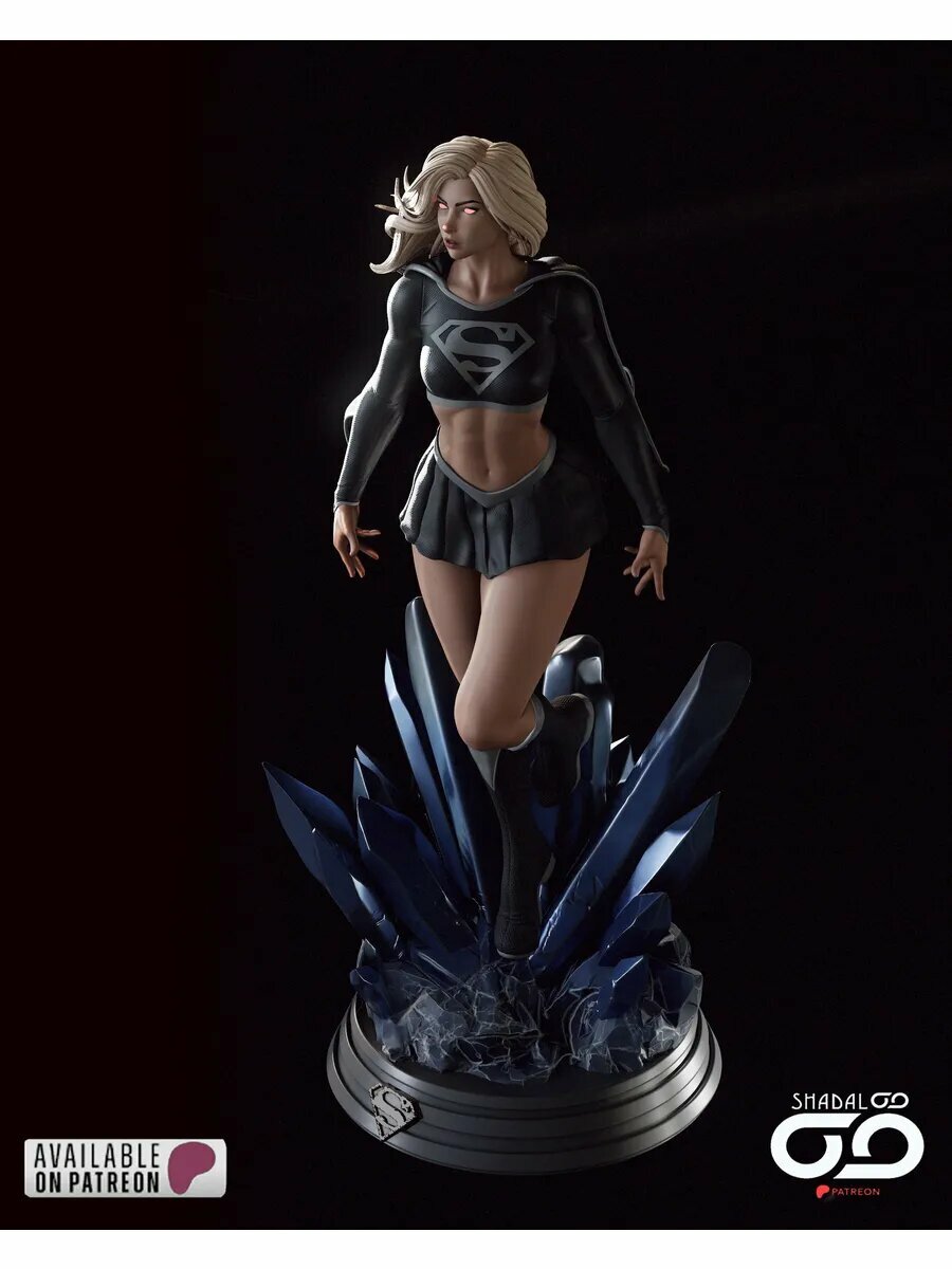 Коллекционная фигурка Supergirl под покраску 20 см