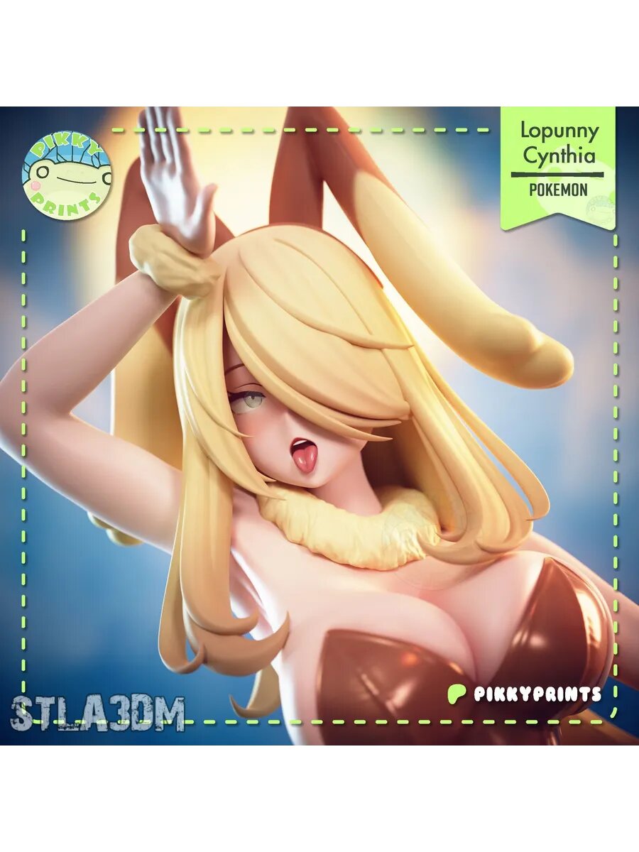 Коллекционная фигурка Сynthia (Lopunny) под покраску 20 см