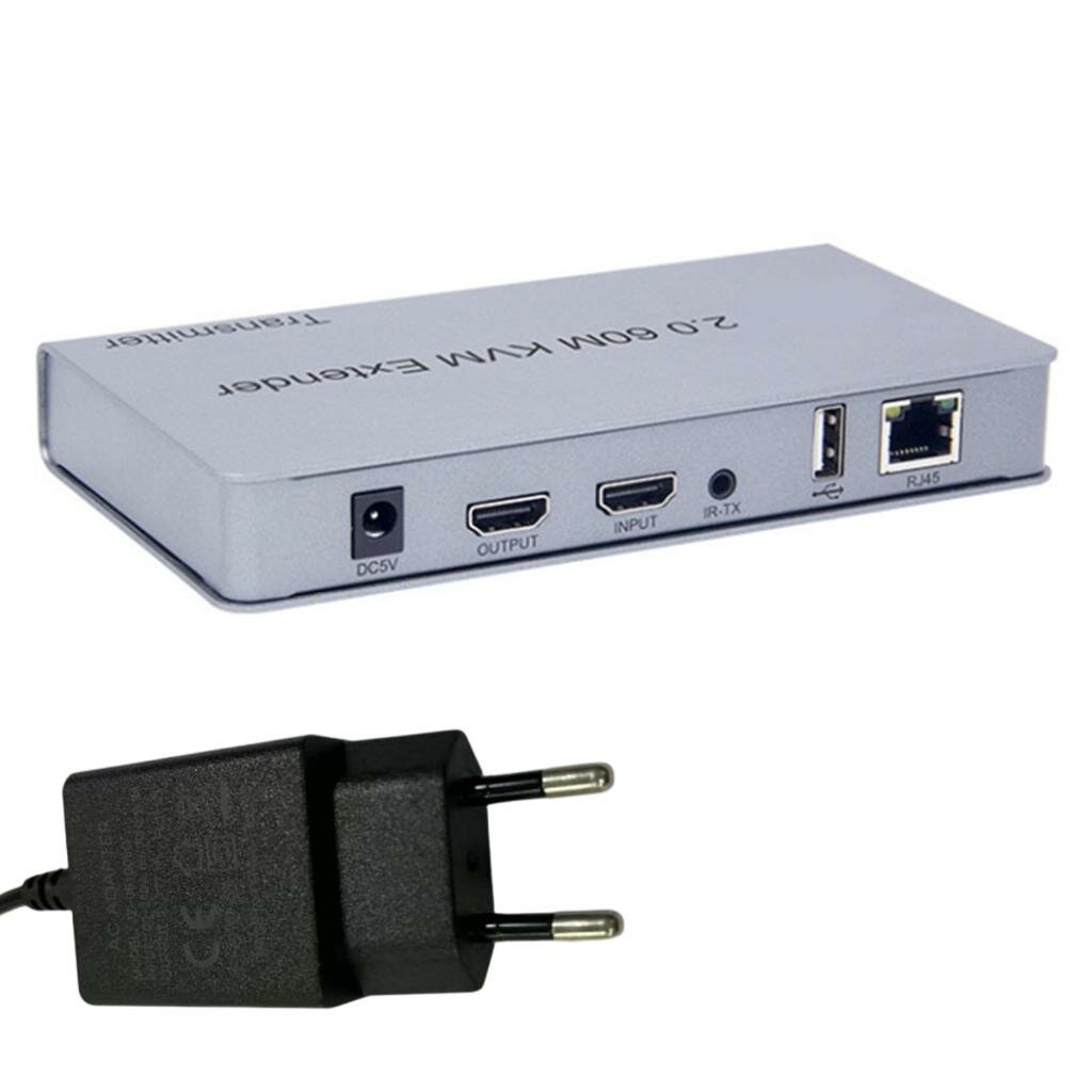 HDMI KVM USB удлинитель через Cat5e/6, Европейские правила