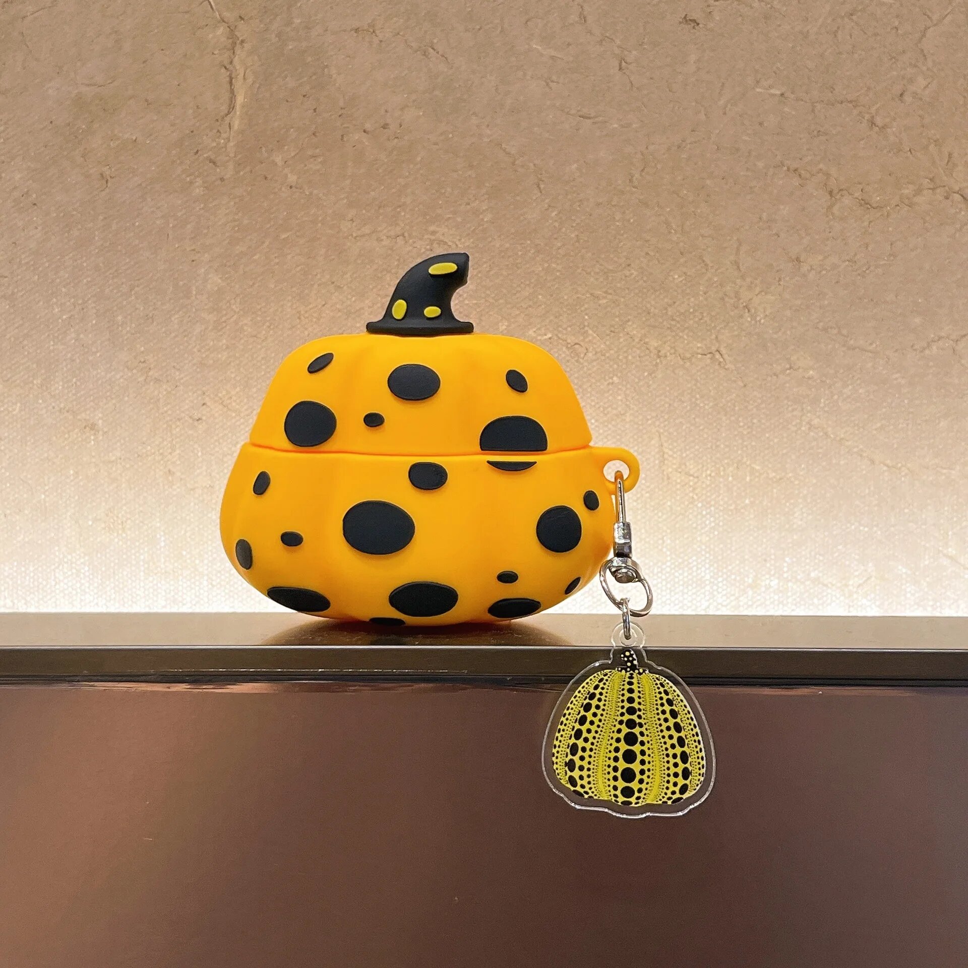 Пятнистый чехол в виде тыквы для AirPods Pro3 4 1 2 3 Pro 3 Pro2, Bluetooth-наушники, зарядное устройство, защитный чехол для наушников