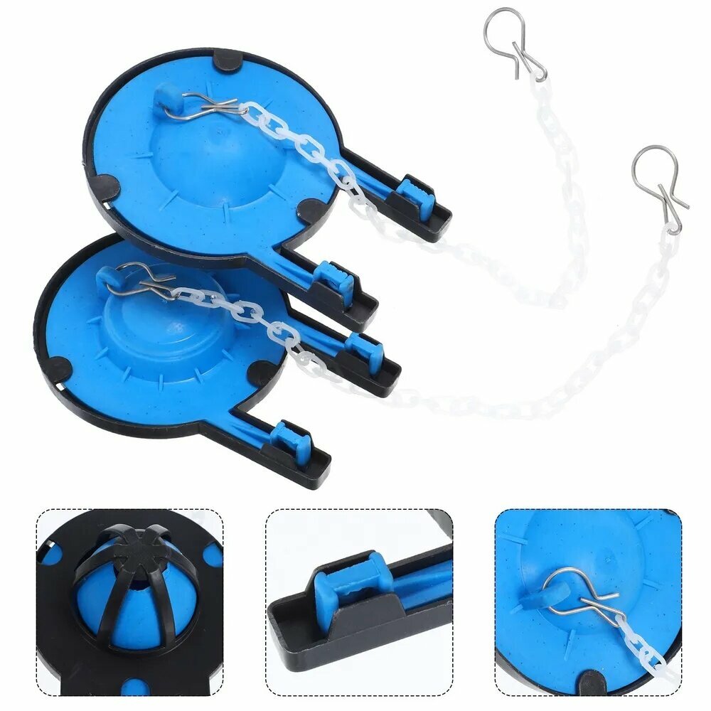 Универсальные Запчасти Для Старых Унитазов Легкая Установка Размер 10.00X8.00X2.00Cm Цвет Синий