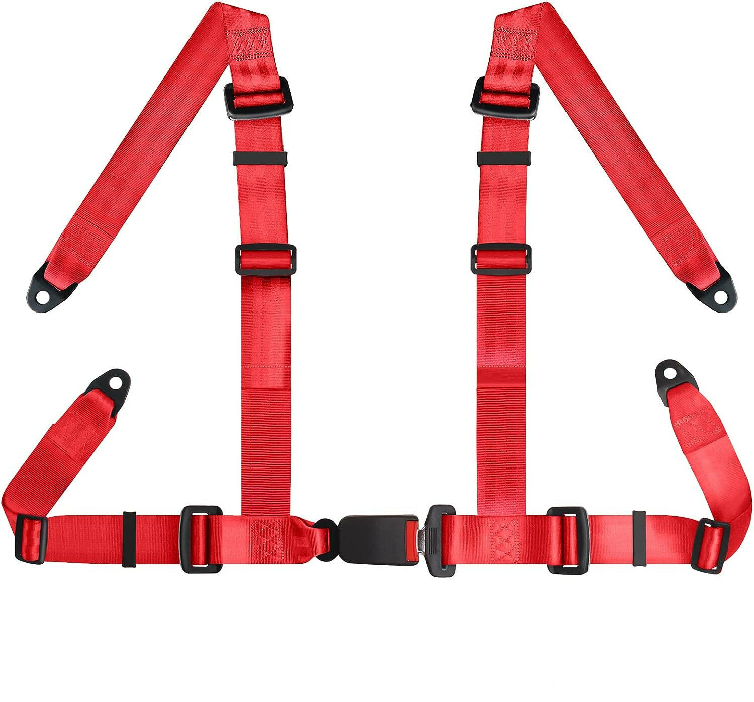 Сиденье для гонок на картинге с четырехточечным ремнем безопасности, регулируемый ремень безопасности для детей и взрослых