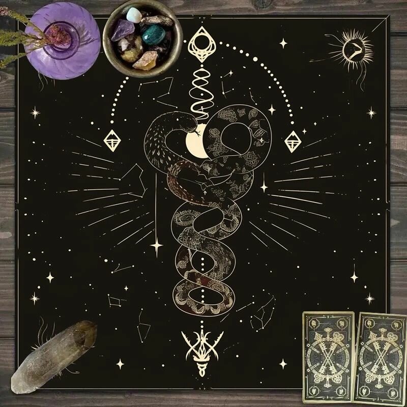 Гадальный инструмент/Скатерть для гаданий на картах Таро 90X90CM