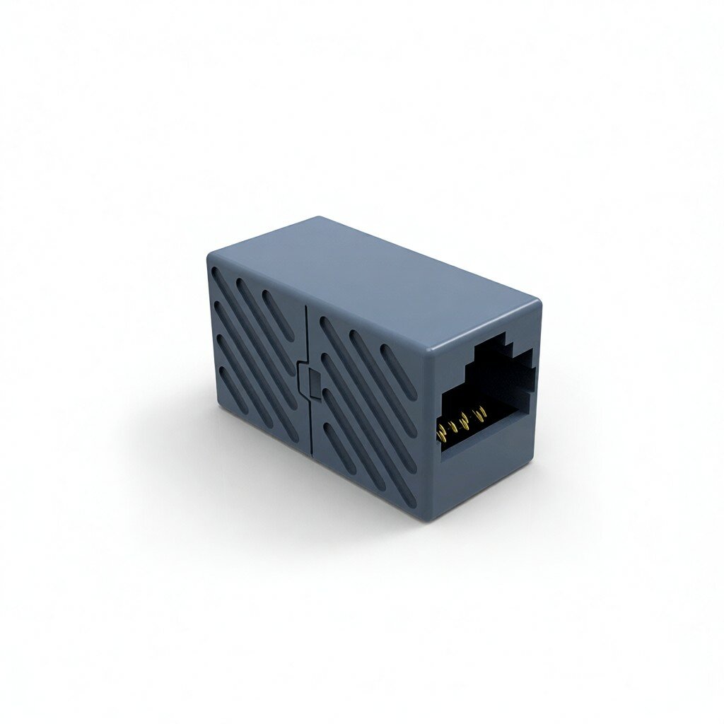 VENTION Клемма для сетевого кабеля RJ45 Расширение LAN-кабелей Cat6 Ethernet Гигабитный модульный разъем Женский-Женский, 1 шт.