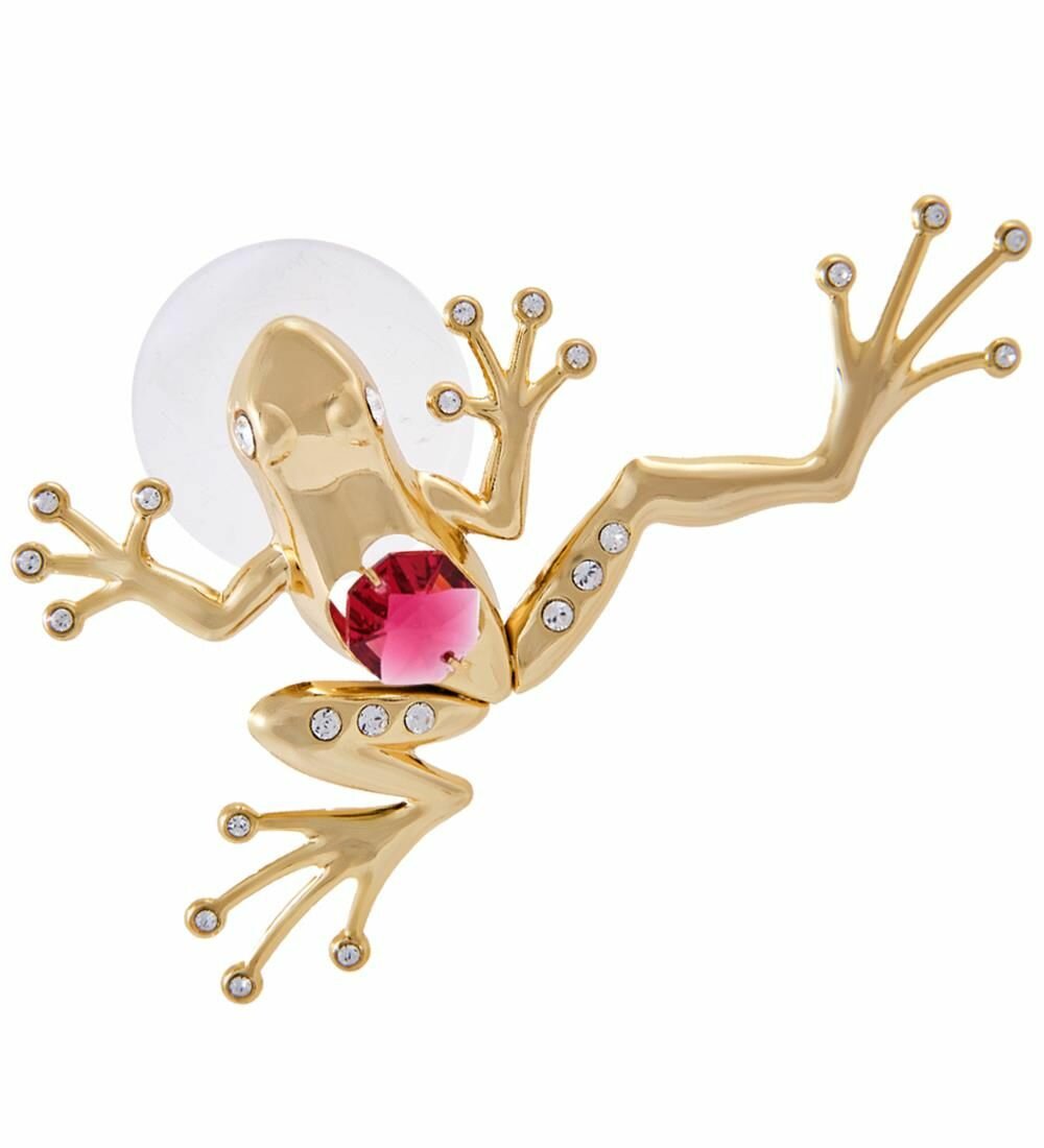 Фигурка на магните Лягушка тропическая с цв. кр. A1882081 Crystal Temptations, Металл, кристалл