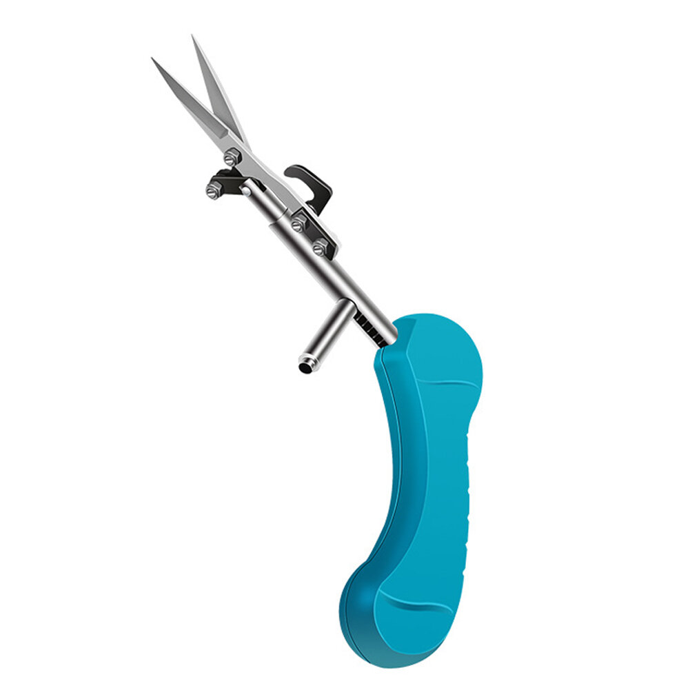 Маленькие портативные острые ножницы для фруктов, для сбора фруктов, для обрезки почек перца, садовые инструменты для обрезки, бытовые садовые универсальные инструменты, материал: сталь+пластик, форма: V-образная, цвет: черный, зеленый (доступен выбор),