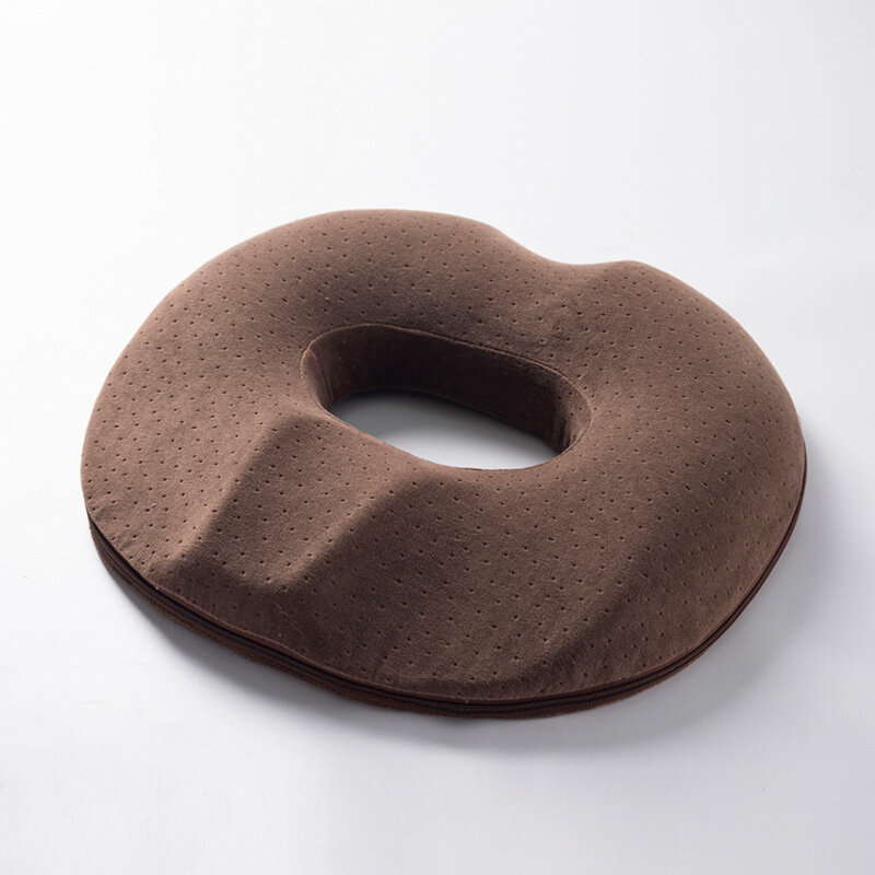 Подушка от геморроя, офисная подушка, полая дышащая подушка для ягодиц, популярная красивая подушка для ягодиц и копчика в форме пончика