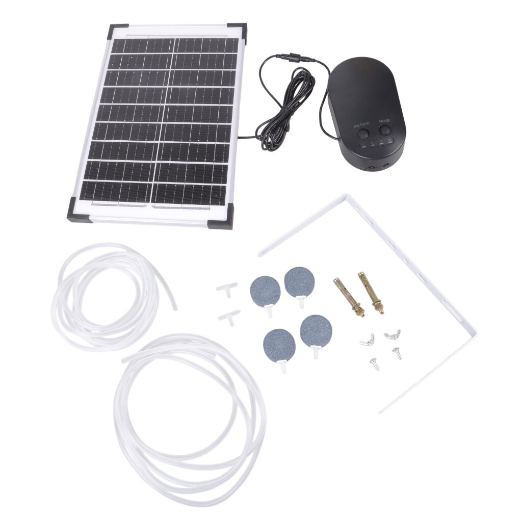 Кислородный Насос Солнечной Энергии Для Наружного Рыбного Пруда Бассейн 15 Вт Высокоэффективная Система Аэрации для Использования в Саду