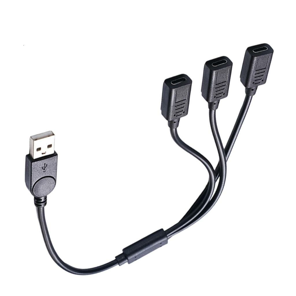 USB2.0 разветвитель с USB на 3 порта Type-C