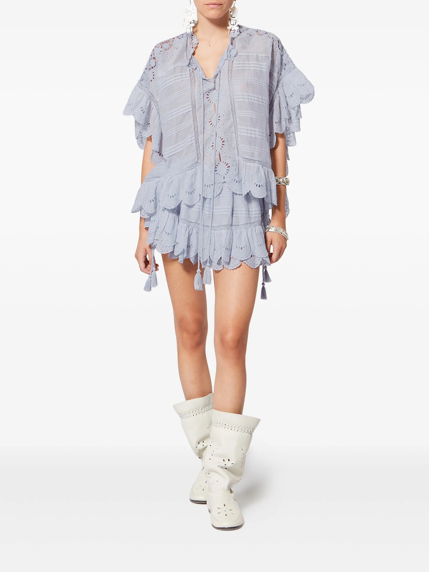 Блуза Isabel Marant Payton, размер 38, blue — фото 1