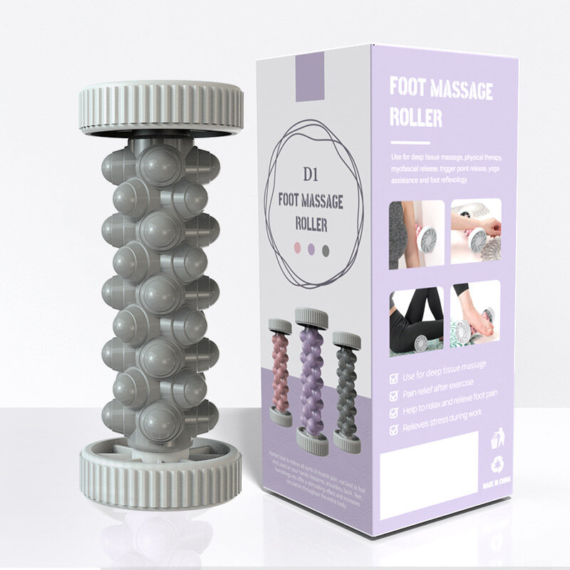 Ролик для массажа ног, массажер, йога, палка для подошвенной фасции, трубка для домашнего фитнеса, расслабление мышц, палка для массажа ног