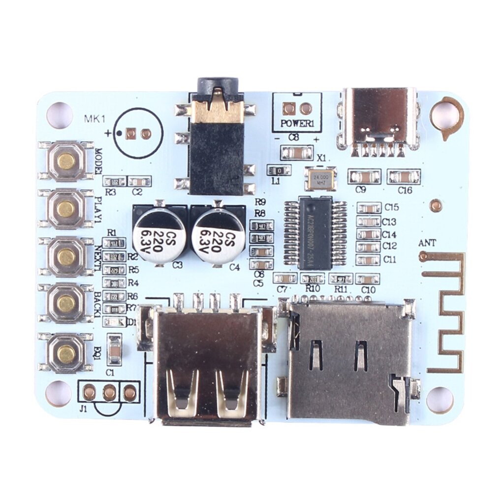 Модуль беспроводной колонки Bluetooth-совместимая Плата 5.0 для Декодирования MP3 WAV