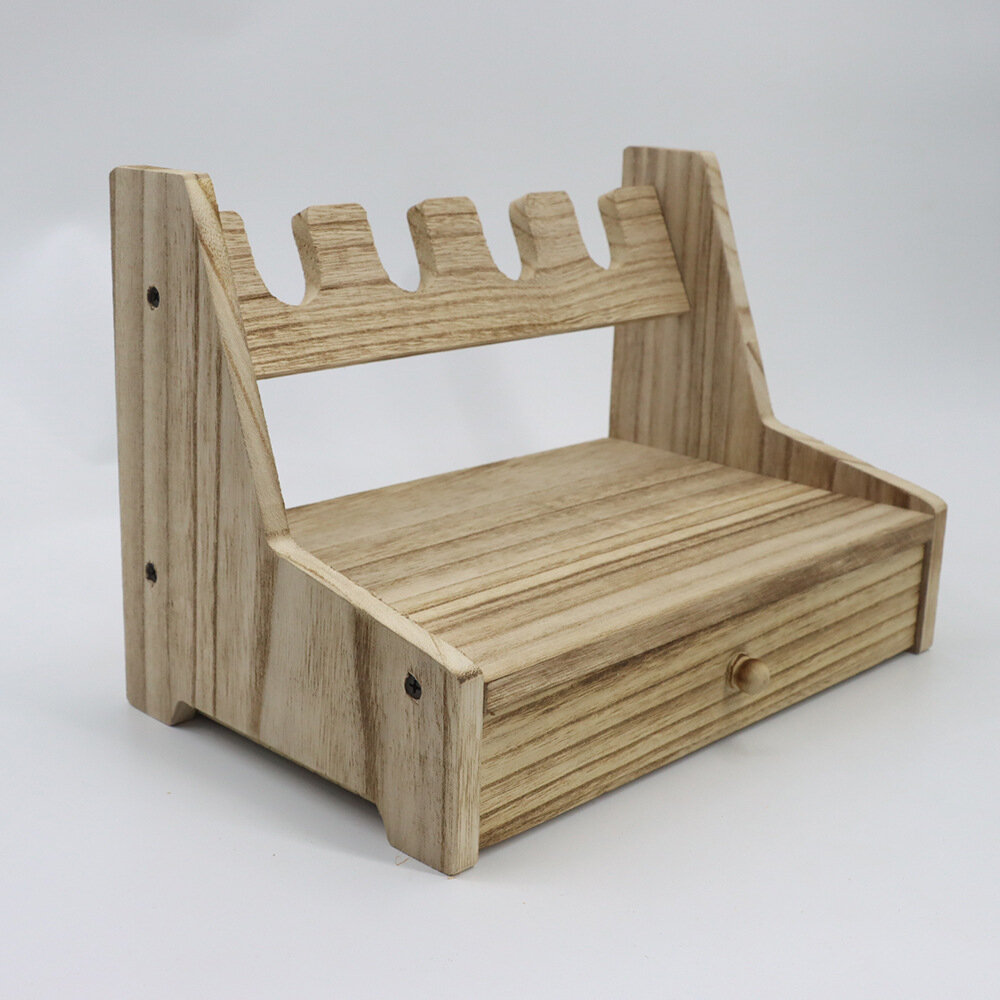 Новая деревянная стойка для пистолетов из EVA-пены с 6 слотами, держатель для игрушечных моделей пистолетов, стойка для хранения