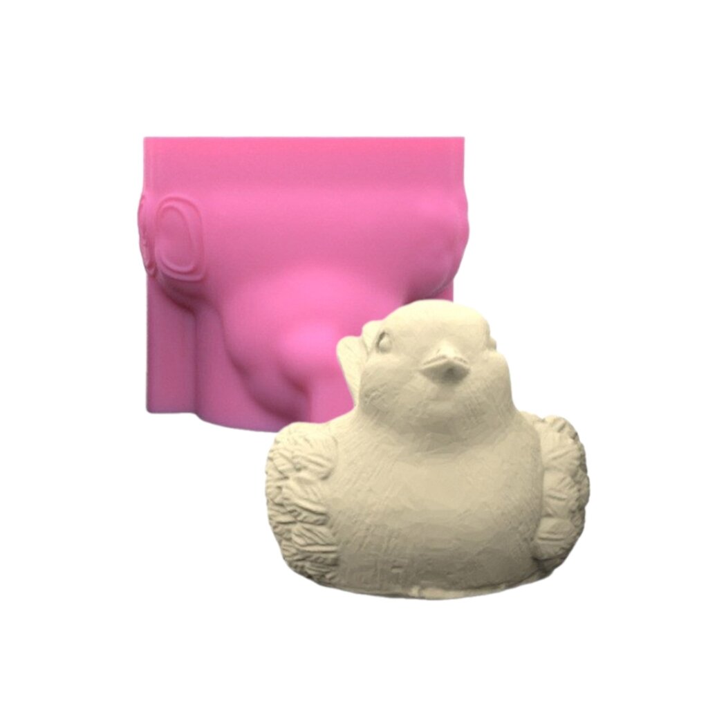 DIY цементно-гипсовый птичий подсвечник силиконовая форма C590