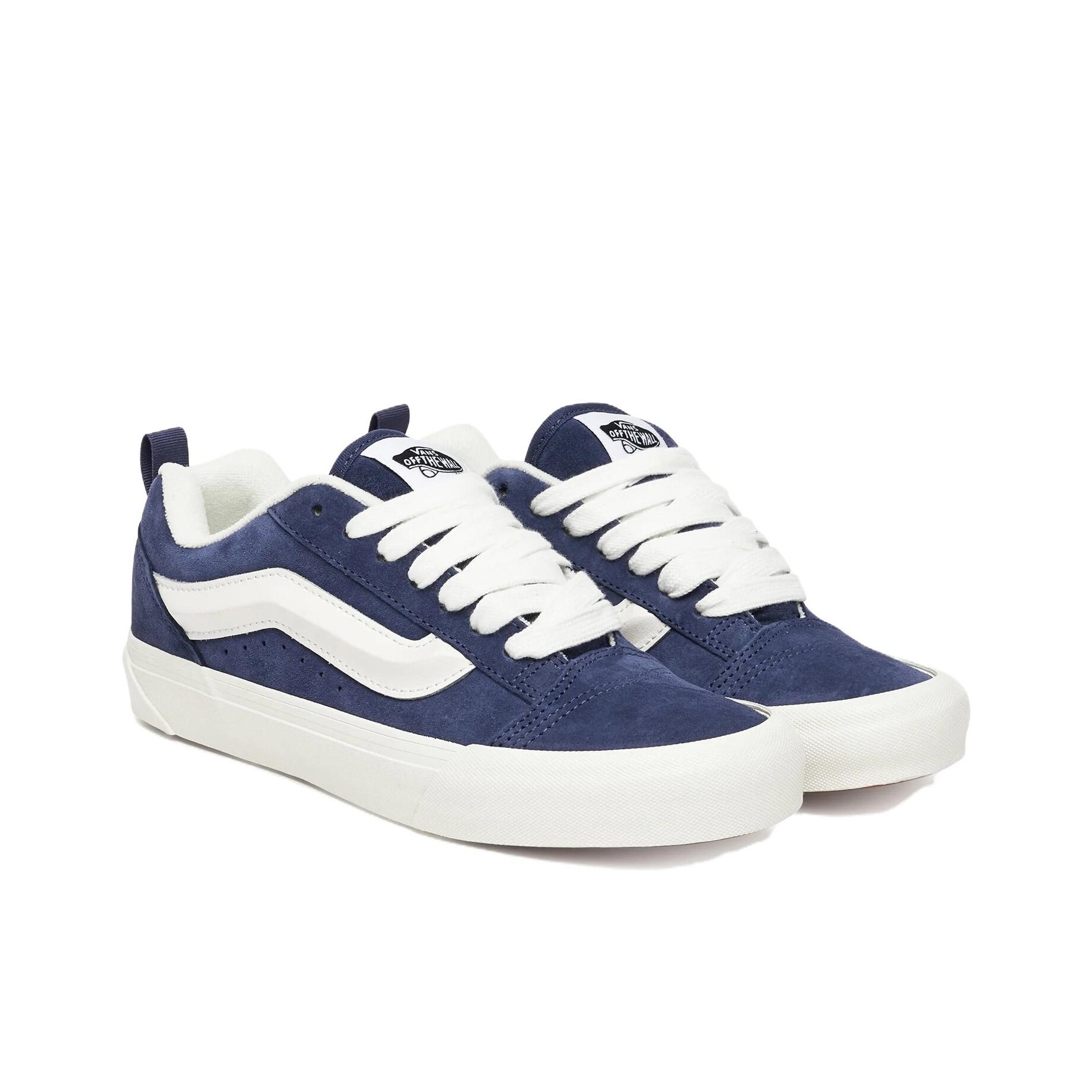 Кроссовки VANS Knu Skool, размер EU 41 стопа (26.5CM), голубой/белый — фото 1
