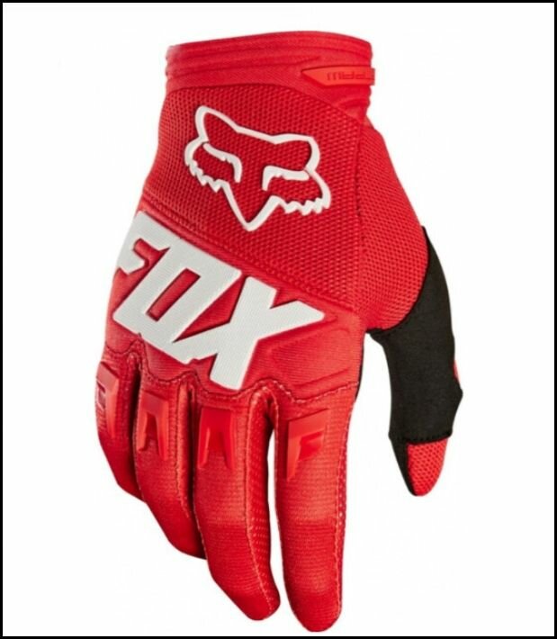 Перчатки кроссовые для мотоцикла Лиса красные XL, мотоэкипировка, унисекс, защитные