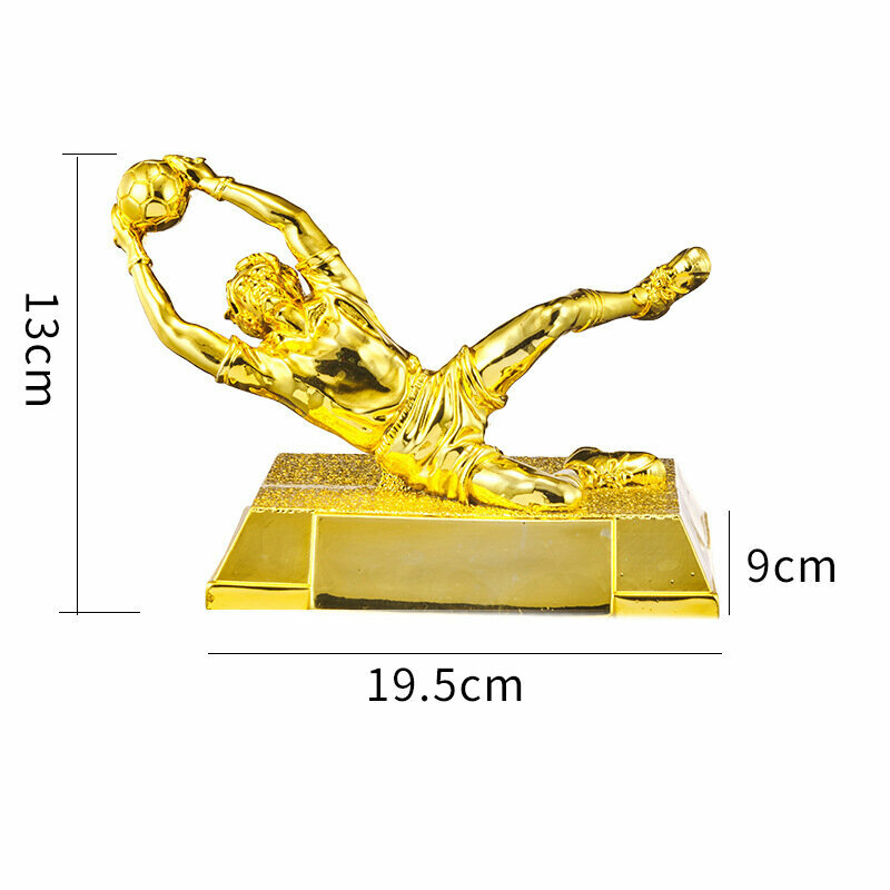 Кубок Европы по футболу, трофей вратаря, золотые перчатки, трофей золотого мяча, резиновый трофей для мероприятий, гравируемый