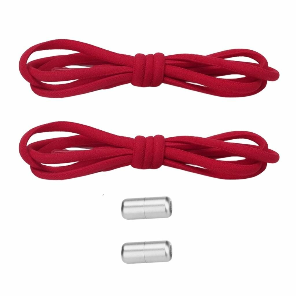 Эластичные шнурки для обуви, красный