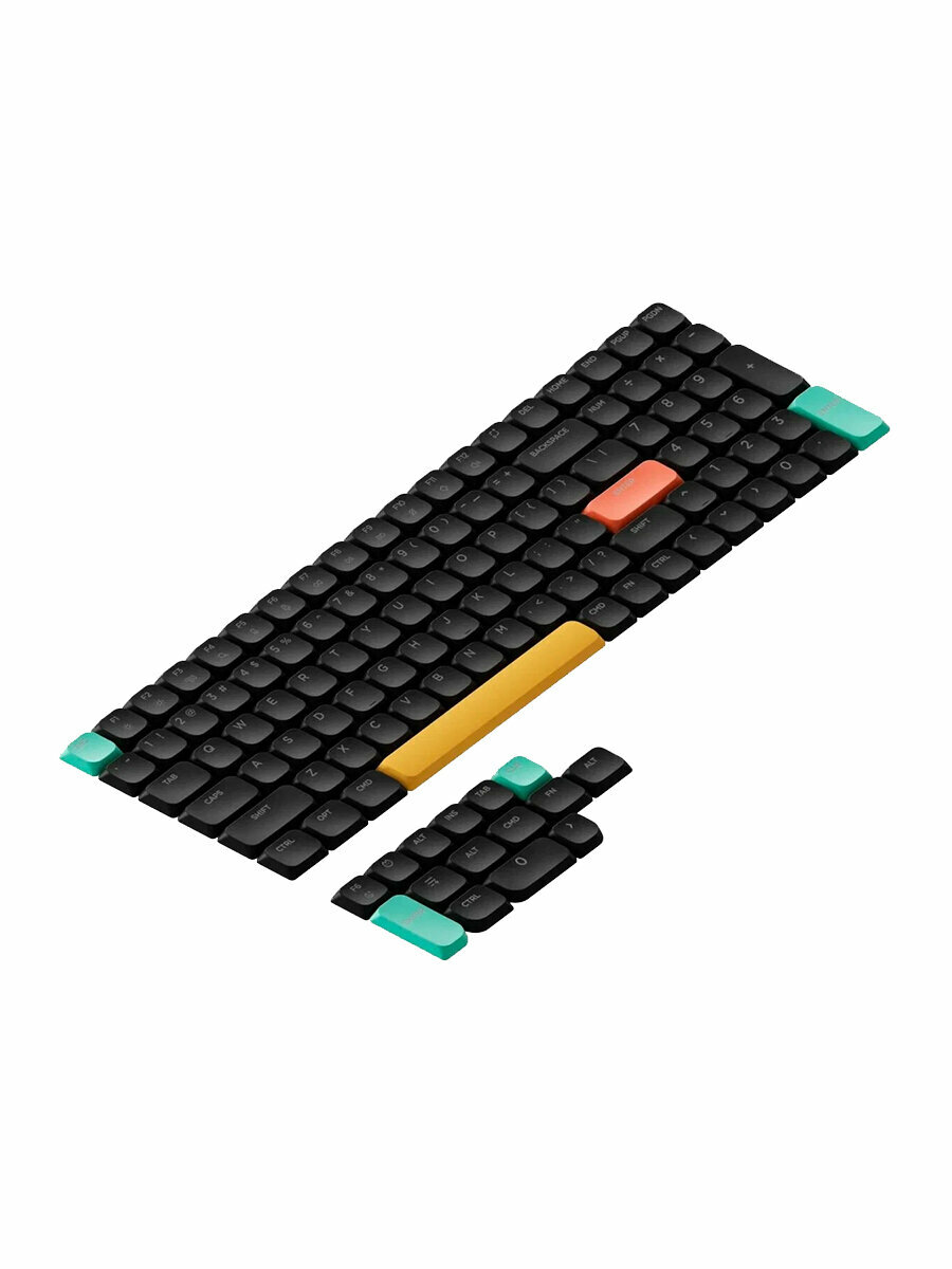 Комплект кейкапов NuPhy Shine-Through Black V2 for Air75/96 (115 pcs)