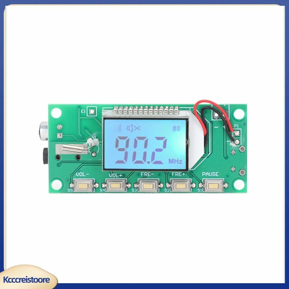 Плата цифрового FM-передатчика (PLL). Стерео, 87-108 МГц, питание 3-5В