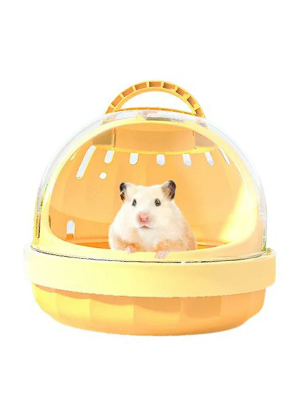 Маленькая переноска для домашних животных Клетка для переноски Хомяка Дорожная Клетка для перевозки мелких животных
