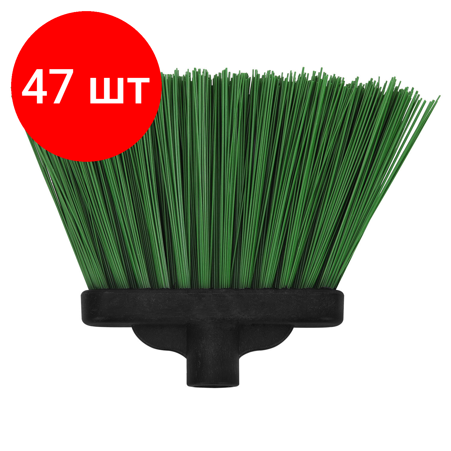 Комплект 47 шт, Метла синтетическая плоская "мишель", без черенка, еврорезьба, пластик, LAIMA EXPERT, 605370