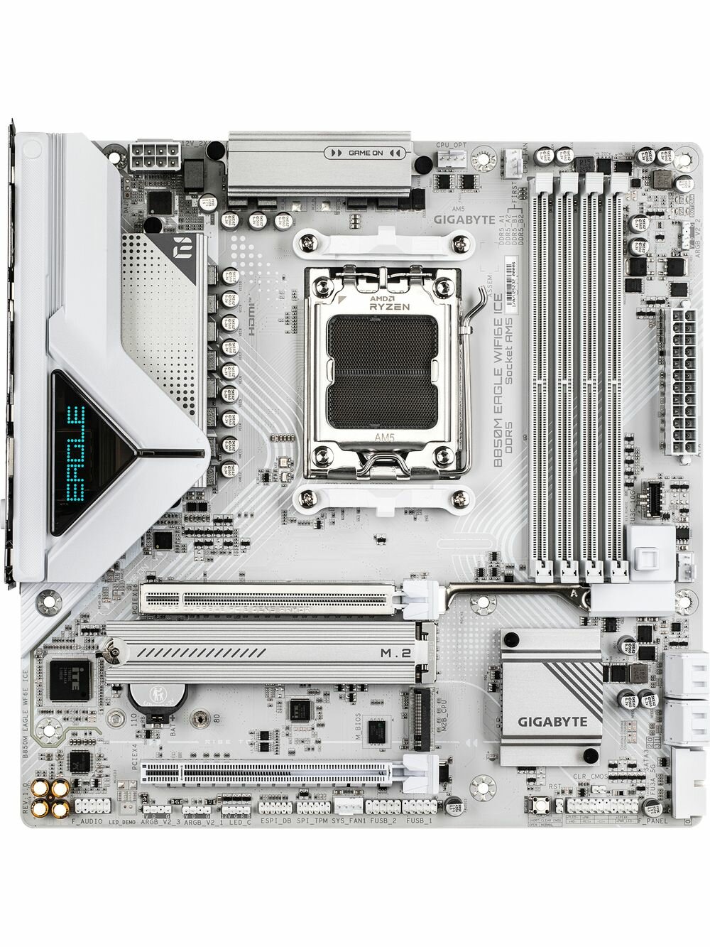 Материнская плата GIGABYTE B850M EAGLE WF6E ICE, официальная гарантия