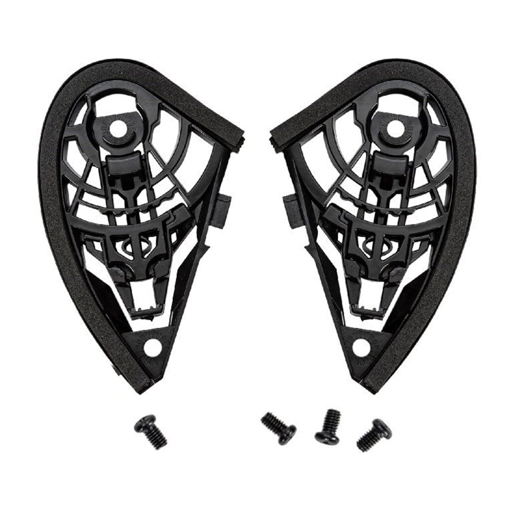 1 Пара Козырьков Для Лицевой панели Основание с Крепежным Винтом для Мотоциклетных Шлемов K3 K4 Козырьки Опорная Пластина Шестерни Запасная Часть